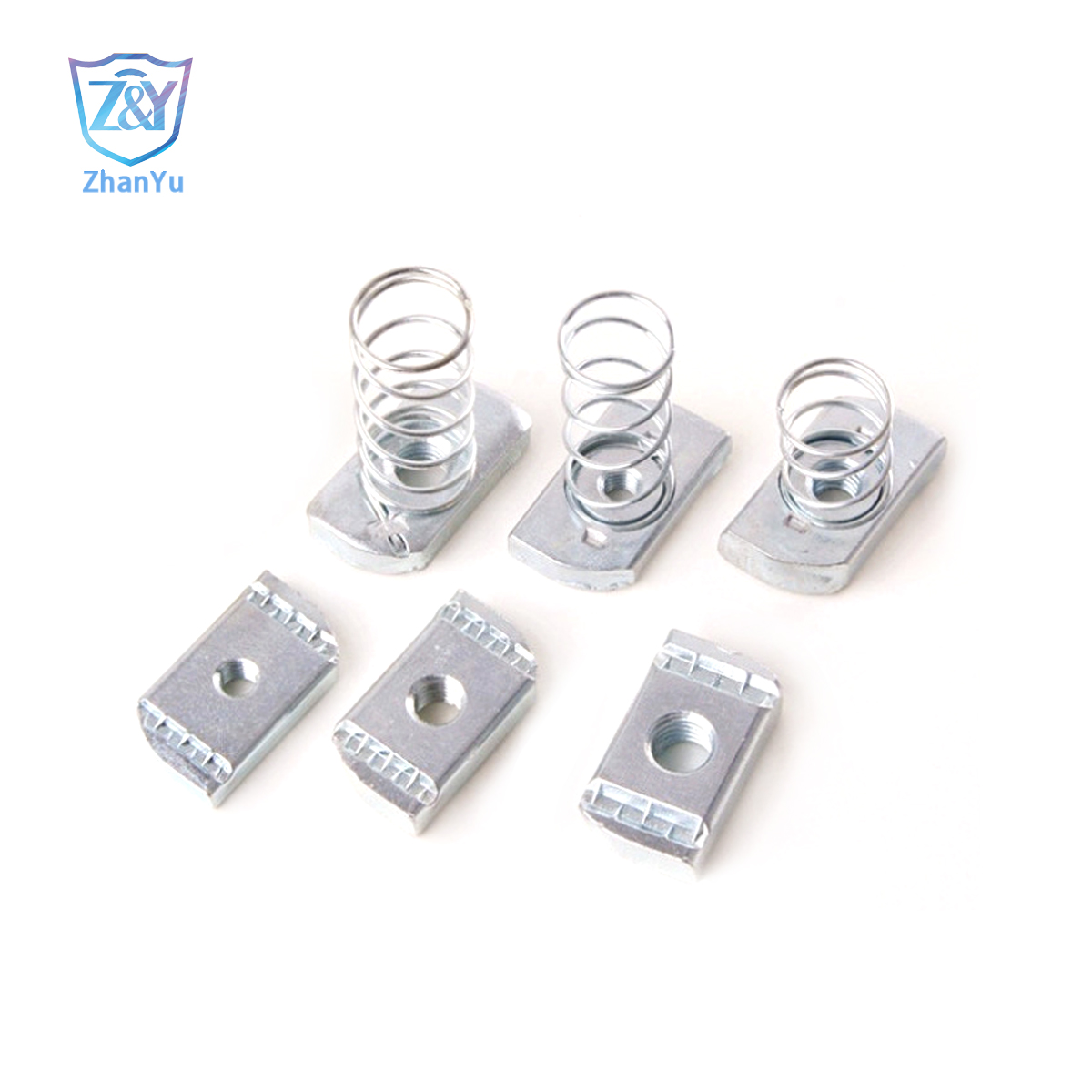 China Spring lock Nut High quality Channel Nut carbon steel Galvanized ...